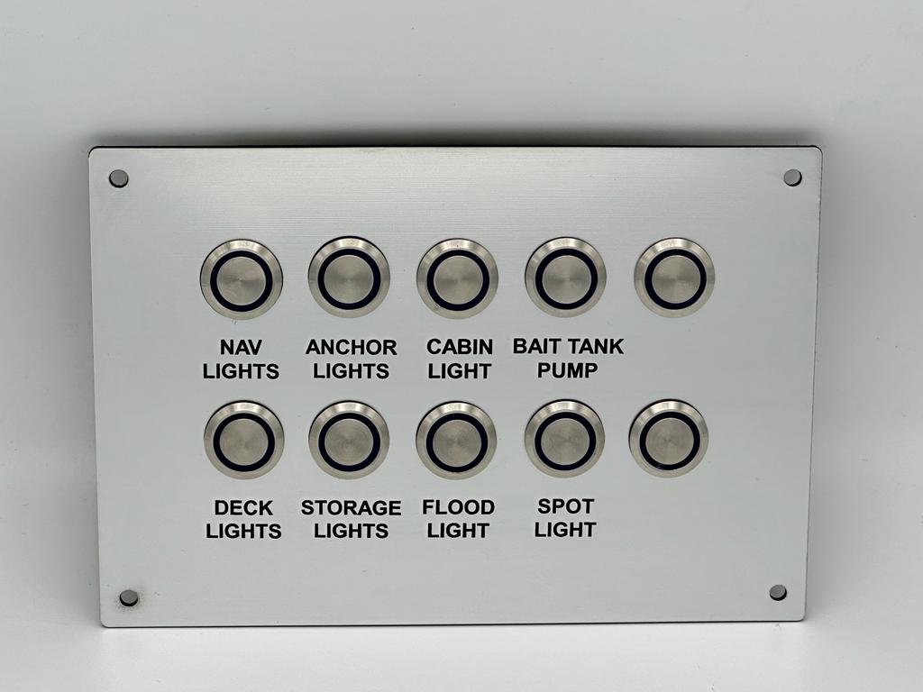 Custom Marine Dash and Switch Panels- Boat – Bluewater Industries