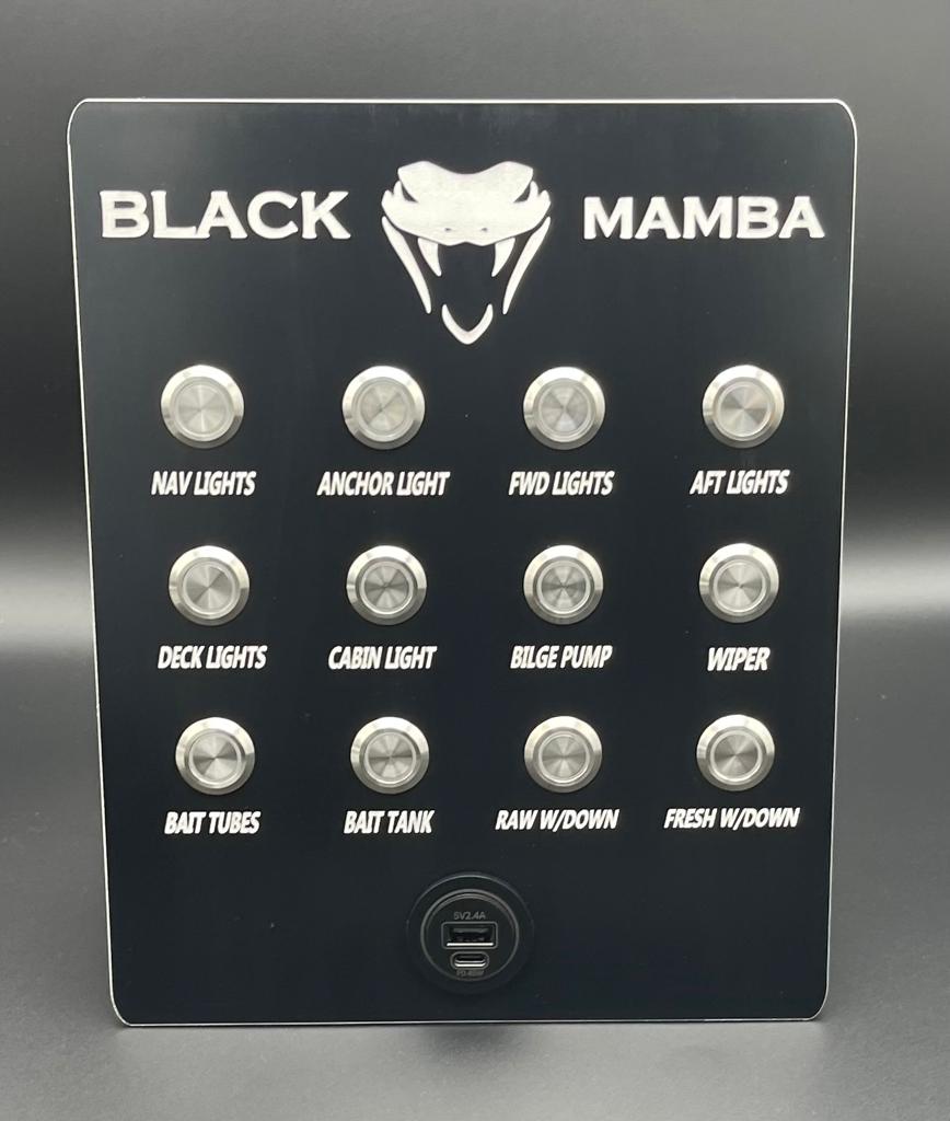 Custom Marine Dash and Switch Panels- Boat – Bluewater Industries