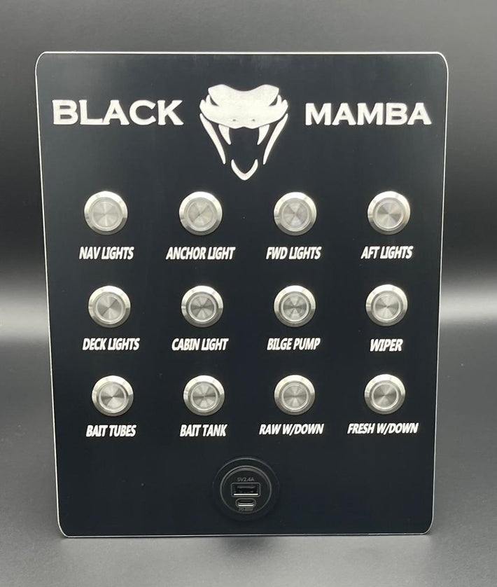 Custom Marine Dash and Switch Panels- Boat – Bluewater Industries