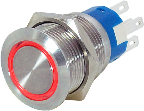 Marine Grade PB-4212 Series Stainless Steel Push-Button Switch With LED ...